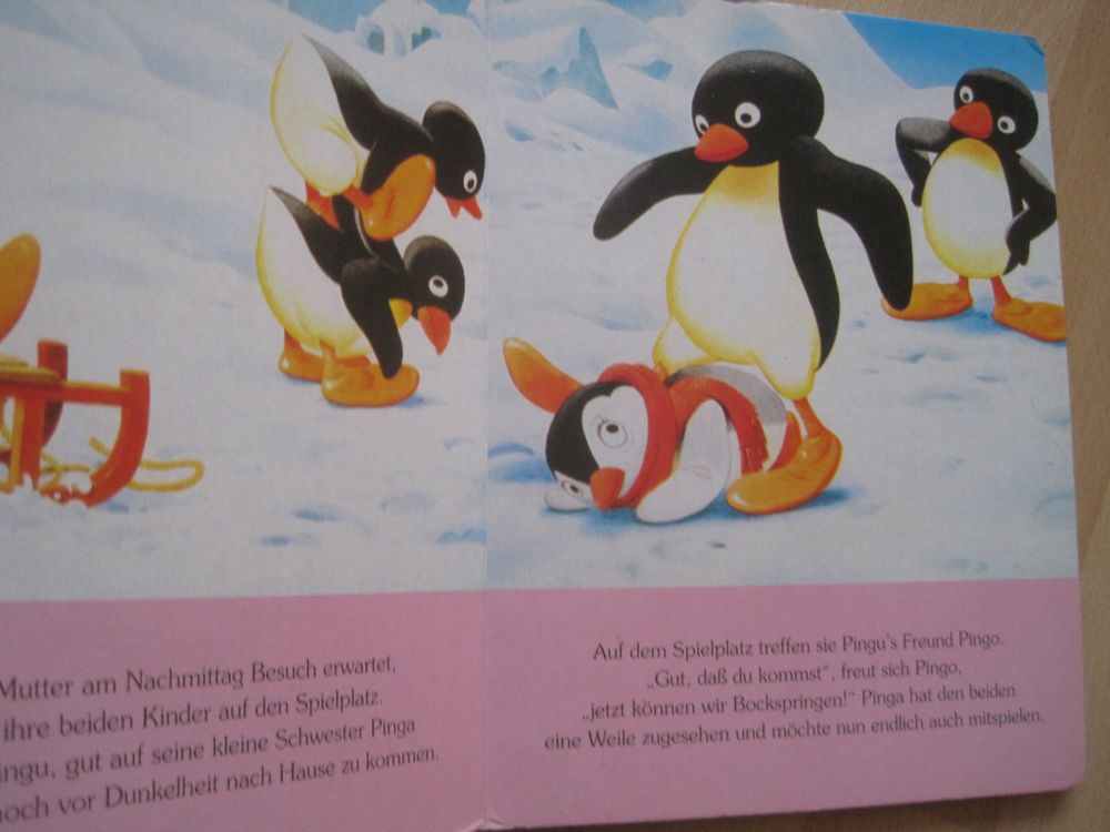 PINGU Bilder Buch 1991 illustriert von Tony Wolf selten | Kaufen auf Ricardo