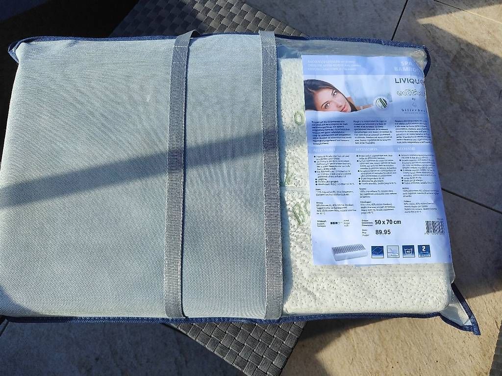 Oreiller anatomique avec fourre en bambou (Neu und originalverpackt) in ...