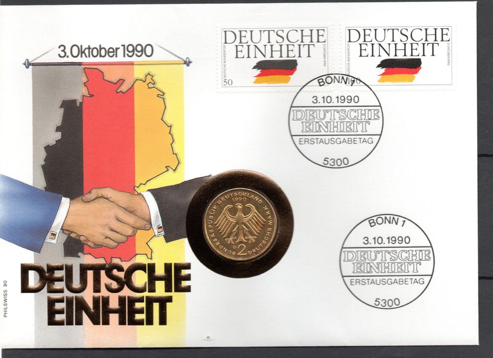 Münzbrief Deutsche Einheit 1990 | Kaufen auf Ricardo