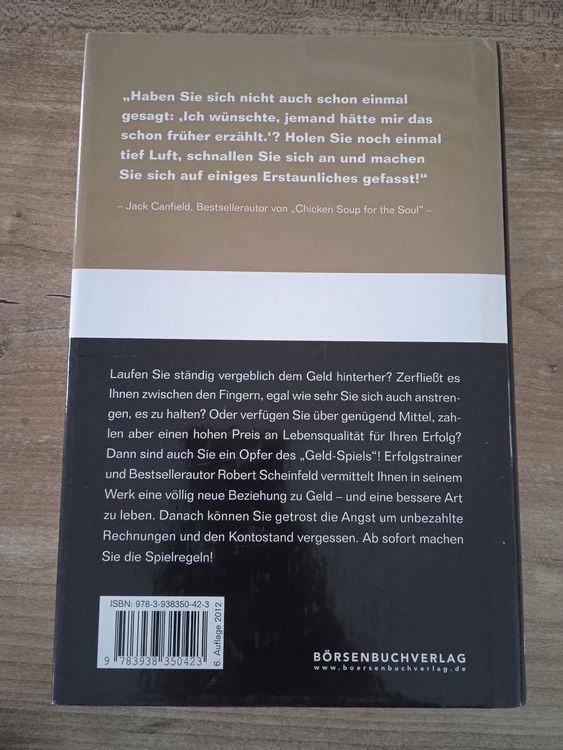 Robert Scheinfeld Raus aus dem Geld-Spile (Gebraucht) in Rothrist für ...