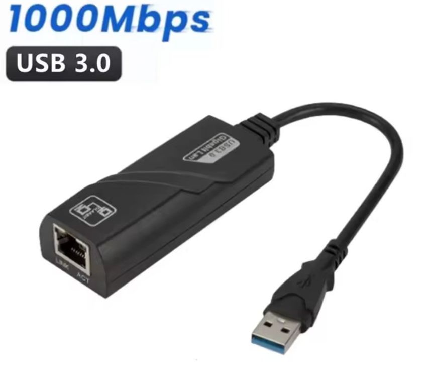 Gigabit USB -> LAN / Ethernet Adapter 1000/100/10 Mbps (Neu und ...