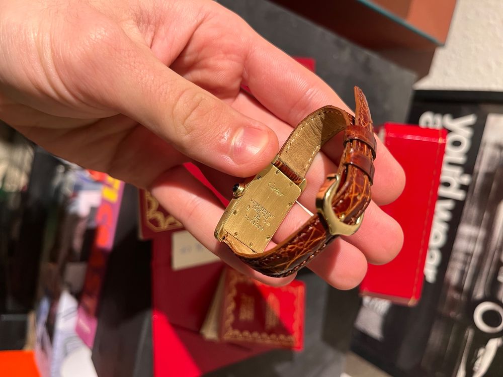 Cartier Tank Americaine 1710 18K Gold (Gebraucht) in Genève für CHF ...