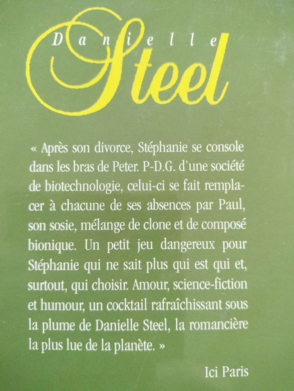 Le klone et moi Danielle Steel (D'occasion) à Cortaillod pour CHF 3 ...