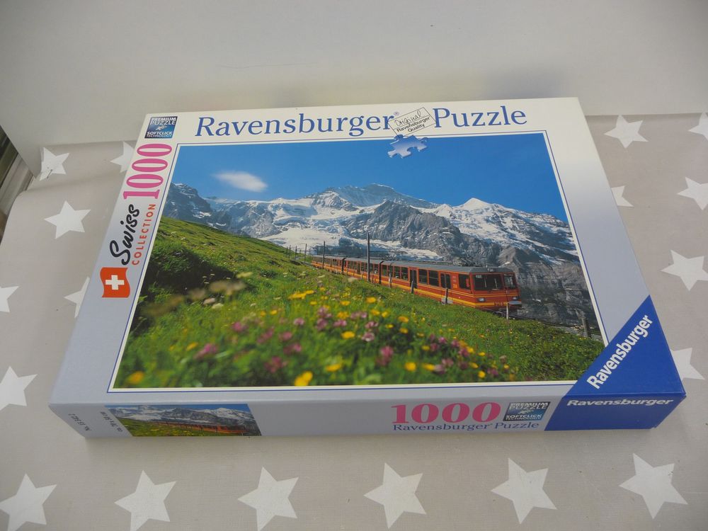 Puzzle 1000 Jungfraubahn vor der Jungfrau | Kaufen auf Ricardo