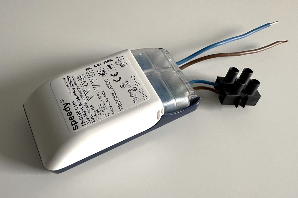 5 Einbau Halogen Spot G4, 12 V, 20 W, 55 mm inkl. Trafo (Gebraucht) in Dielsdorf für CHF 18 ...