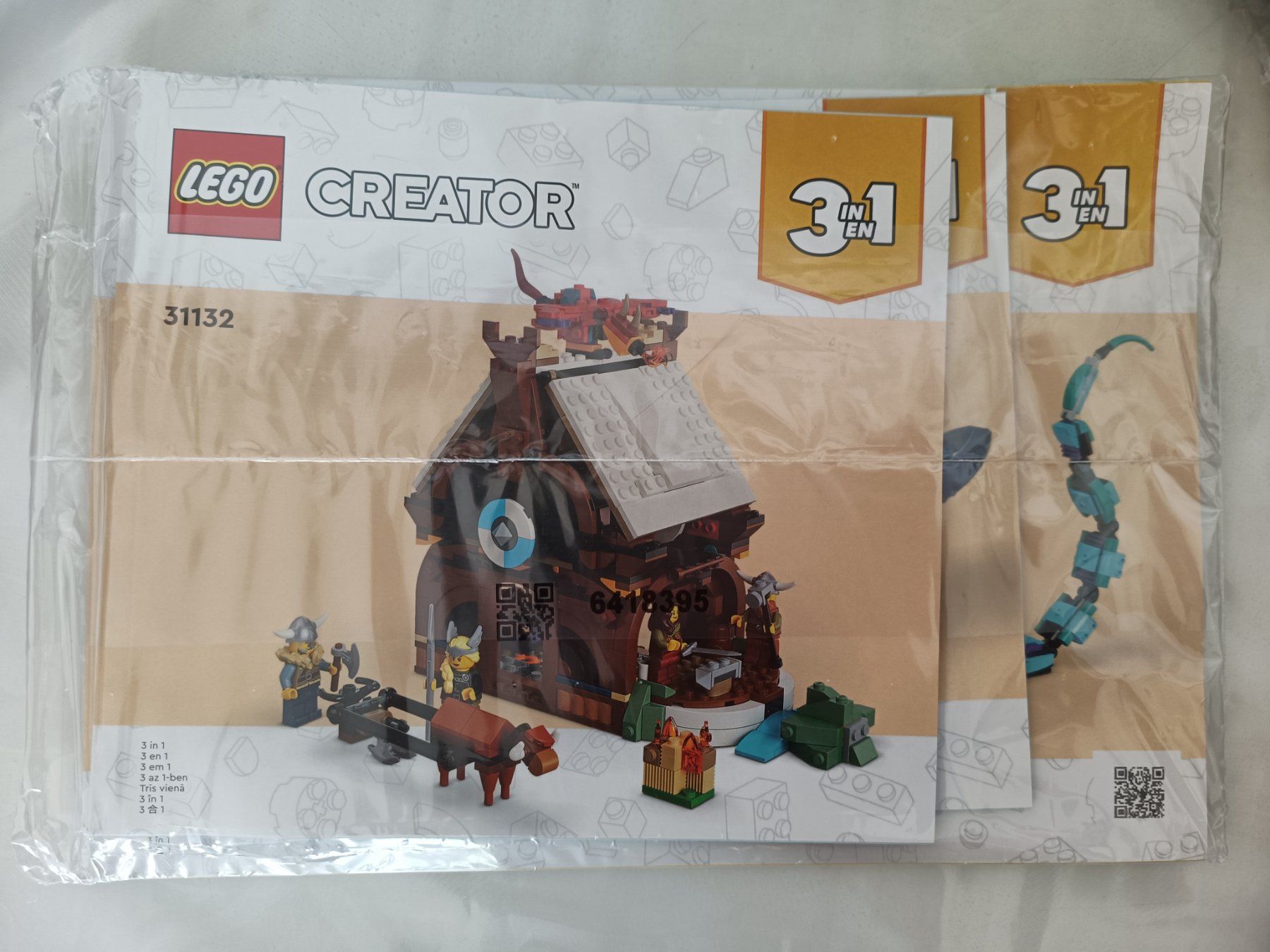 Lego Creator 31132 Wikingerschiff mit Midgardschlange 3 in 1 (Neu ...