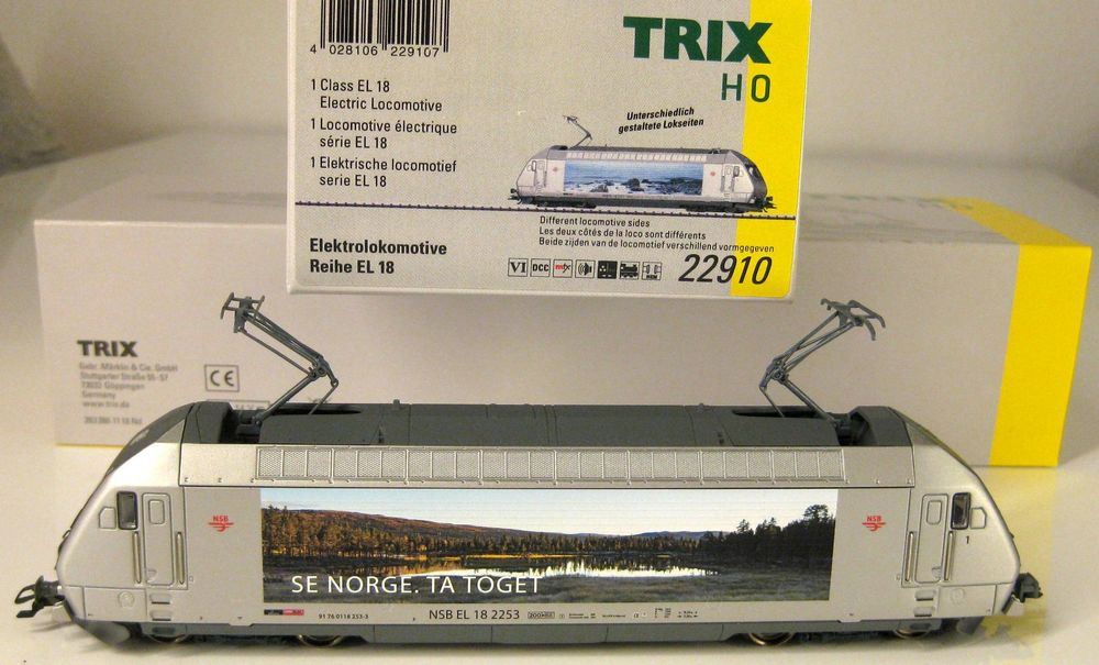 Trix 22910 Digital-Sound/DC/EL 18 der NSB in OVP/Fabrikneu (Neu und ...