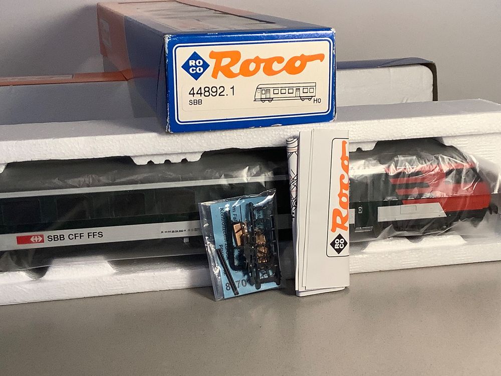 Roco 44892.1 : SBB 2.Kl Steuerwagen Bt EW IV grün (Gebraucht) in Bossonnens für CHF 102.9 – mit ...