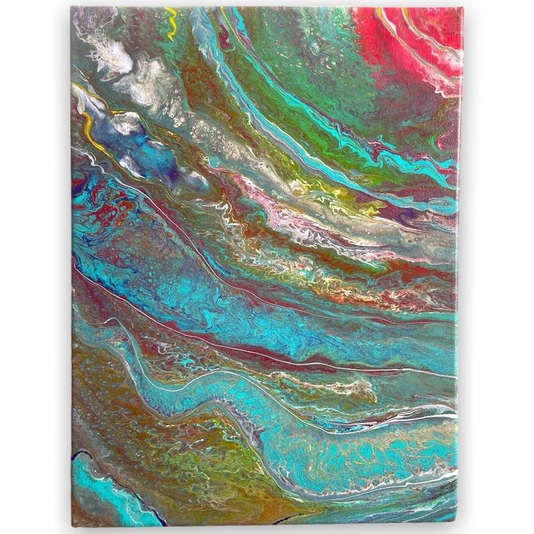 Gemälde farbig, abstrakt Einzelstück (Neu (gemäss Beschreibung)) in Hochdorf für CHF 200 – mit ...