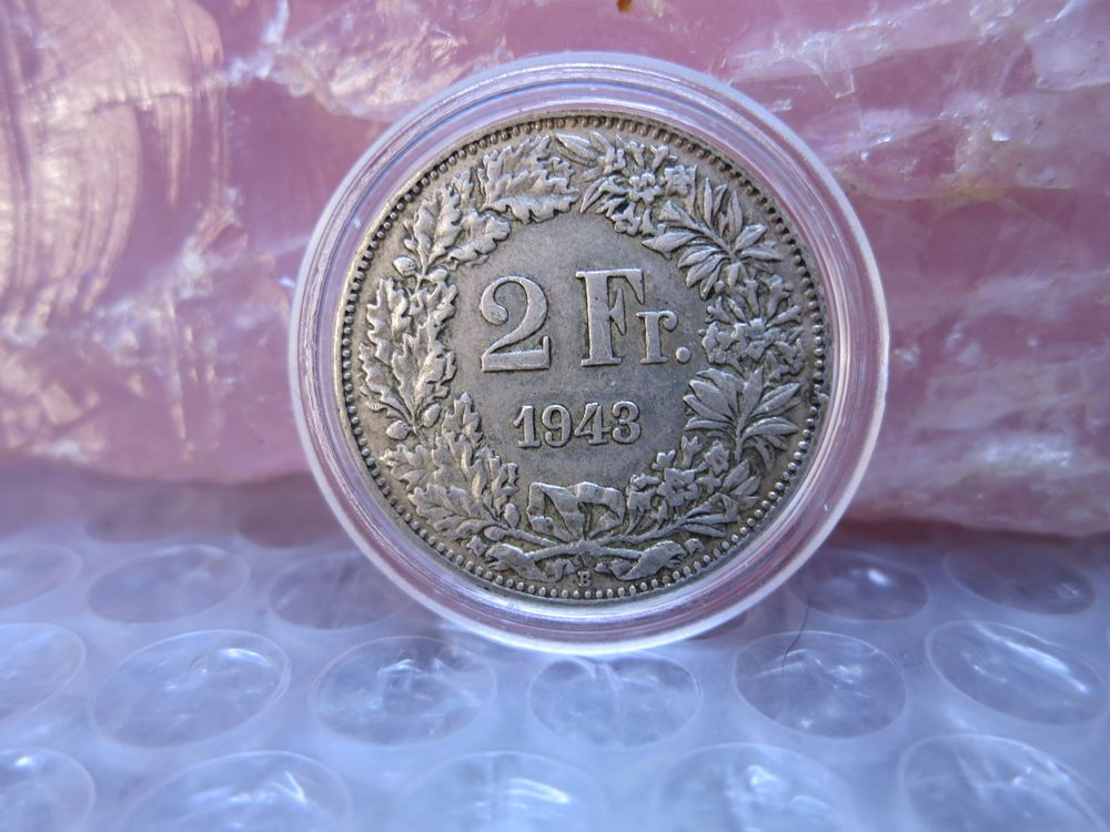 Sammlersmünze: 2 Franken 1943 Silber in vorzüglich | Kaufen auf Ricardo