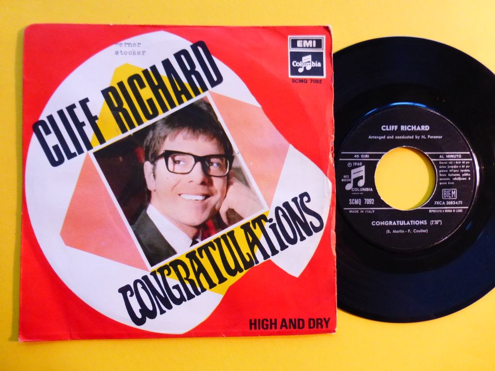 Cliff Richard – Congratulations (Gebraucht) in Zürich für CHF 3 – mit ...