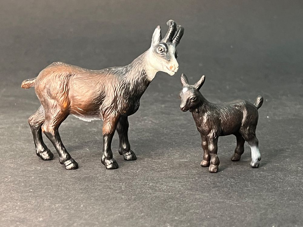 Schleich Gams Gemse Rarität von 1996 und Junges (Gebraucht) in Ennetbaden für CHF 32 – mit ...