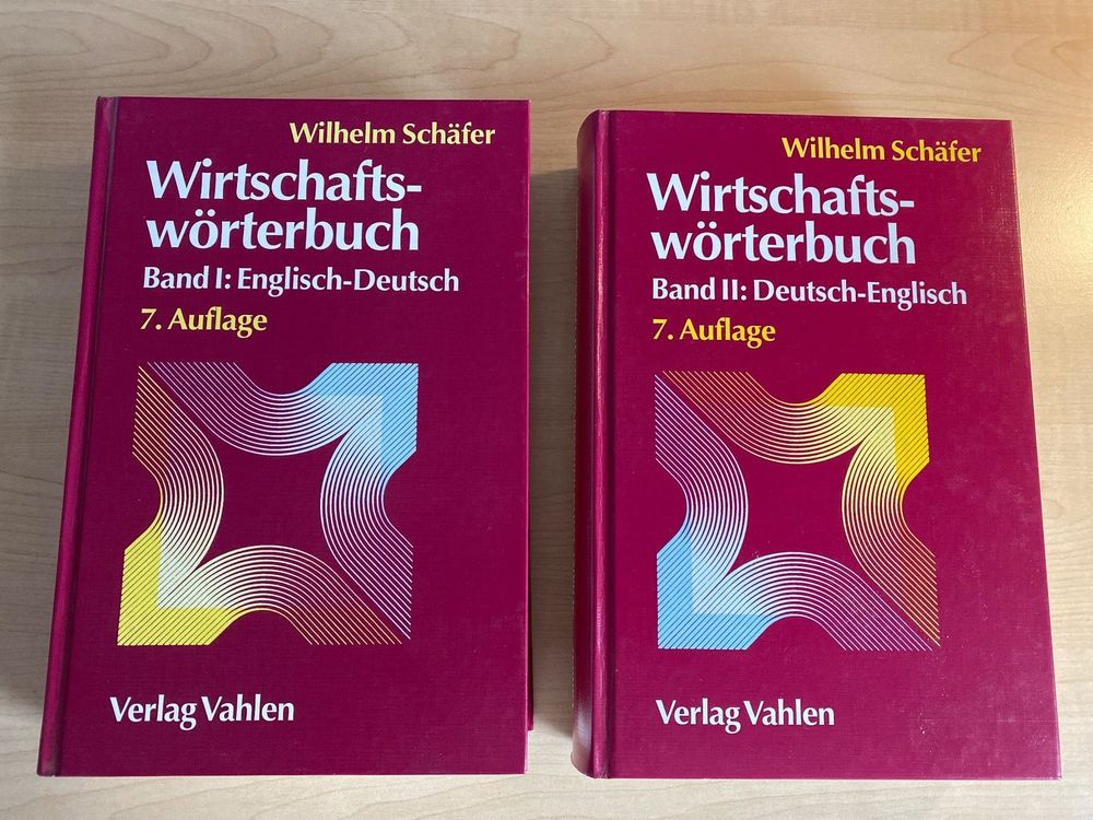 Wirtschaftswörterbuch Deutsch-Englisch / Englisch-Deutsch (Gebraucht ...