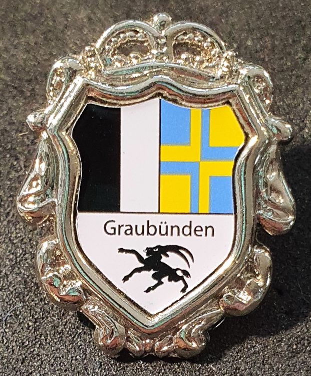 U907 - Pin Kantons Wappen Graubünden (Gebraucht) in Reinach BL für CHF ...