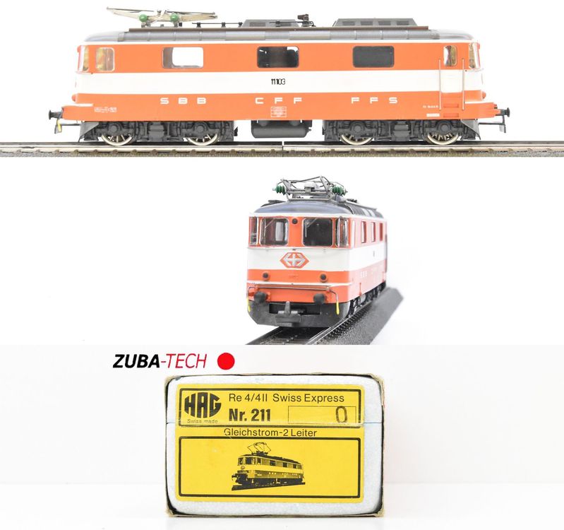 HAG 211 E-Lok Re 4/4 II Swiss Express SBB H0 GS Analog OVP (Gebraucht) in St. Gallen für CHF 89 ...