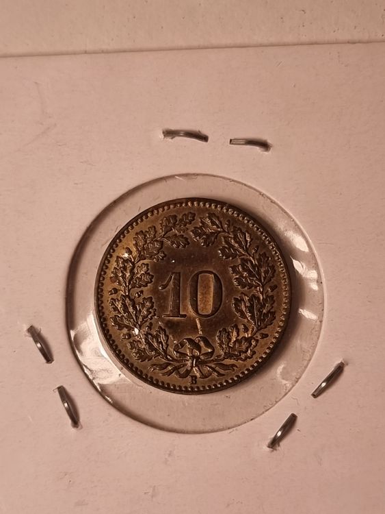 10 Rappen 1918 B, Top Erhaltung, Schweiz Münze | Kaufen auf Ricardo