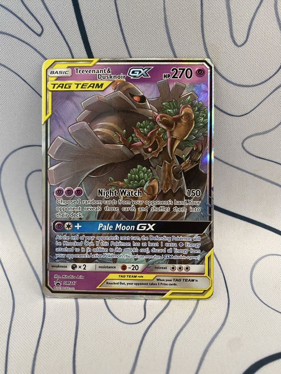 Trevenant und Dusknoir Tag Team GX Pokemon Karte (Neu (gemäss Beschreibung)) in Bottmingen für ...