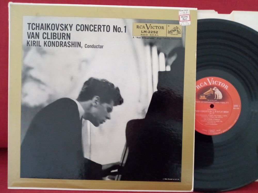 TCHAIKOVSKY: Piano Concerto 1, VAN CLIBURN; LP RCA (1959) (Gebraucht) in Möriken AG für CHF 2 ...