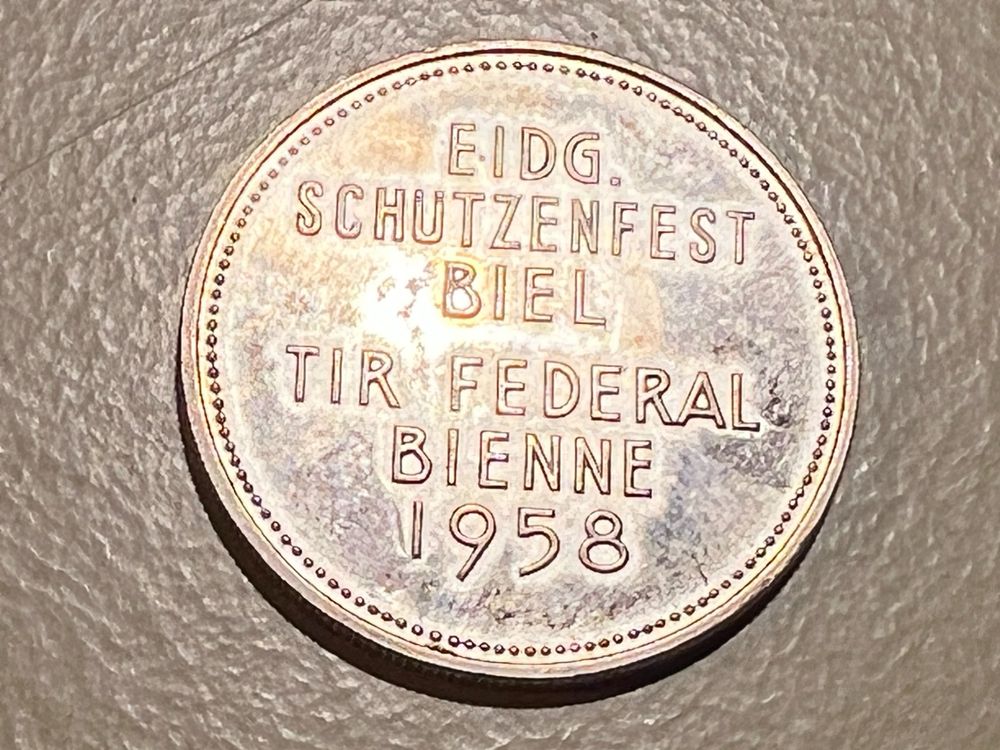Eidg. Schützenfest Biel 1958 - Tir Federal Bienne 1958 (Gebraucht) in Wettingen für CHF 8 – mit ...