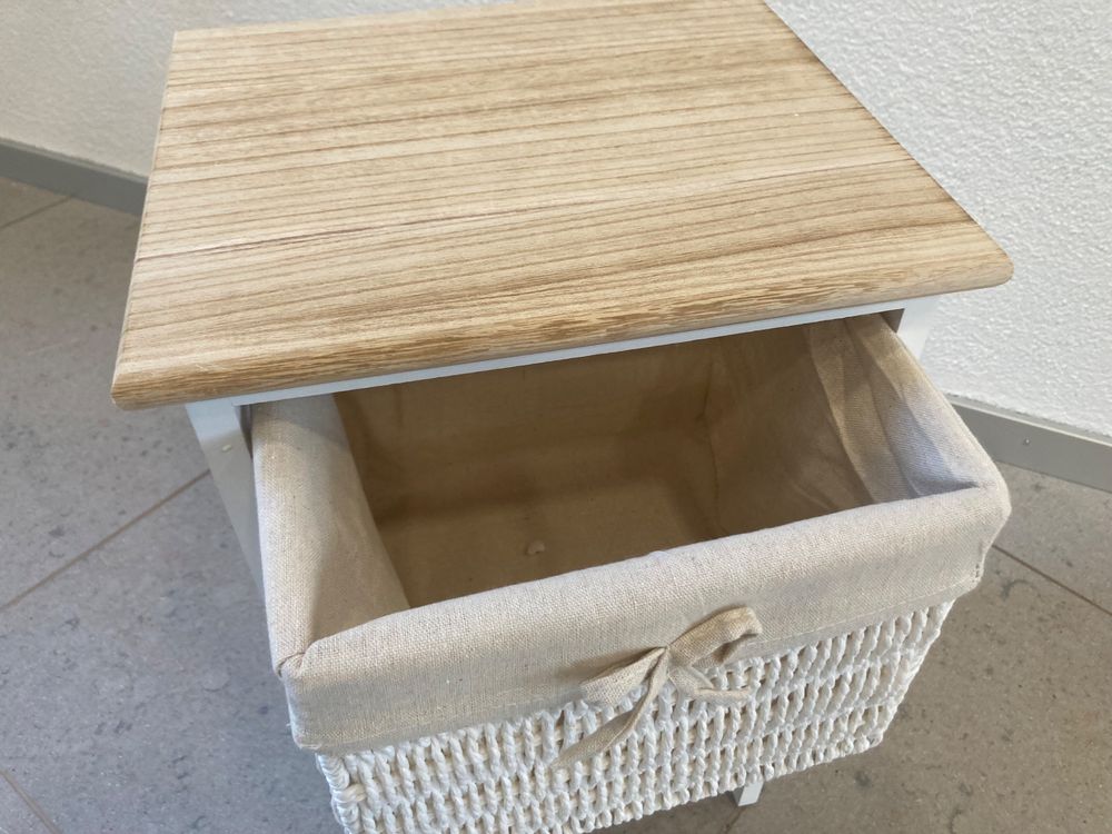 Holz Möbeli mit 2 Schubladen, ca. 52 x 32 x 28 cm (Neu und ...