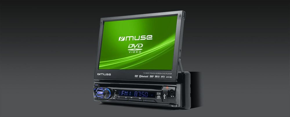 Autoradio Muse M-728 DR DVD PLAYER WITH BLUETOOTH & USB/SD (Neu (gemäss ...