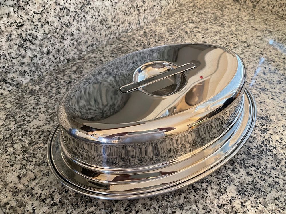 Servierplatte mit Deckel von Alessi (Neu (gemäss Beschreibung)) in ...