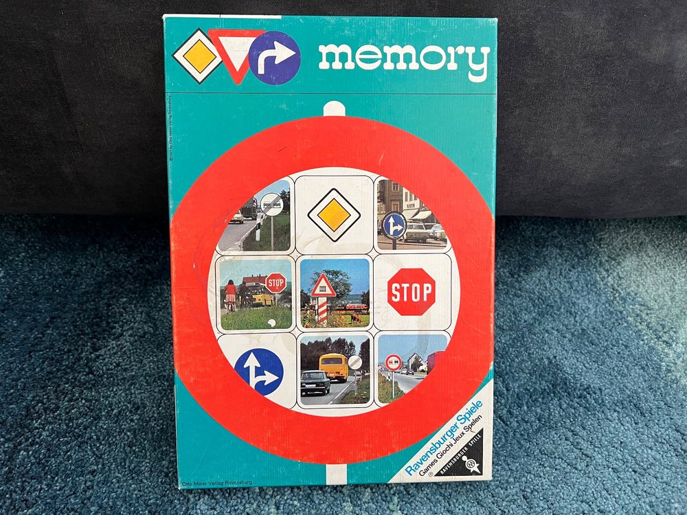 RARITÄT 🎲 Verkehrszeichen–Memory 1971 Ravensburger (Gebraucht) in Vaduz ...