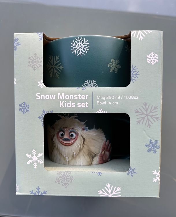 Snow Monster Kids Set "Tasse und Schale" | Kaufen auf Ricardo