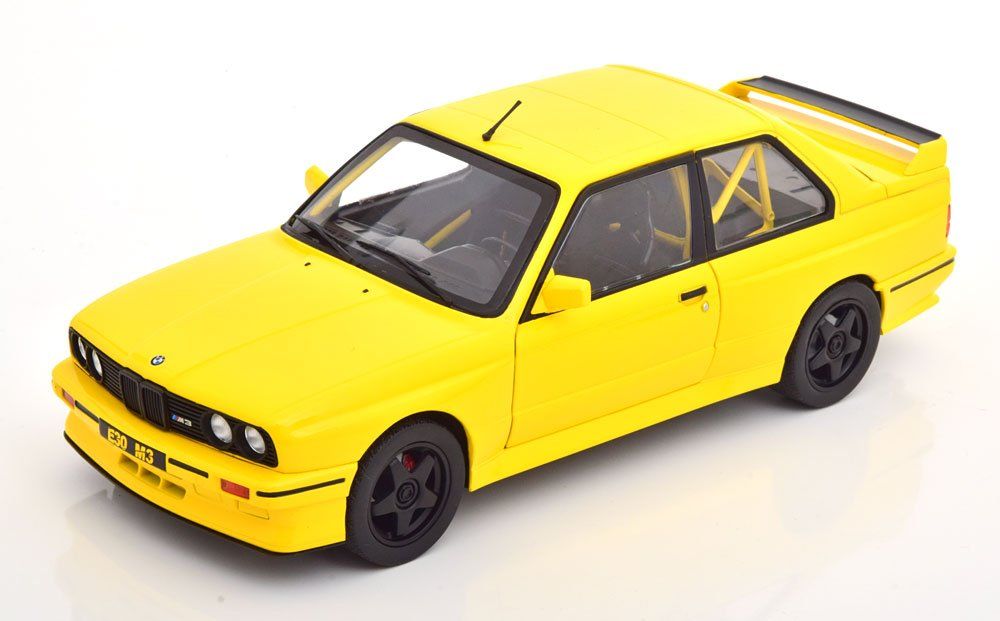 BMW M3 E30 STREET FIGHTER 1990 GELB/SCHWARZ 1:18 SOLIDO (Neu und ...