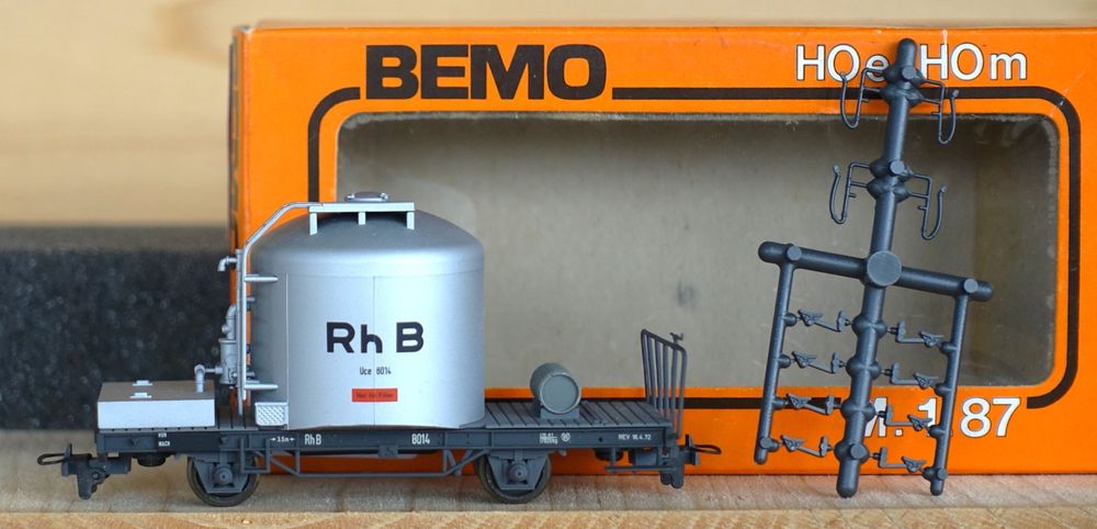 RhB Zementwagen Uce 8014. Bemo Art. 2259 133. HOm. (Gebraucht) in Horw ...