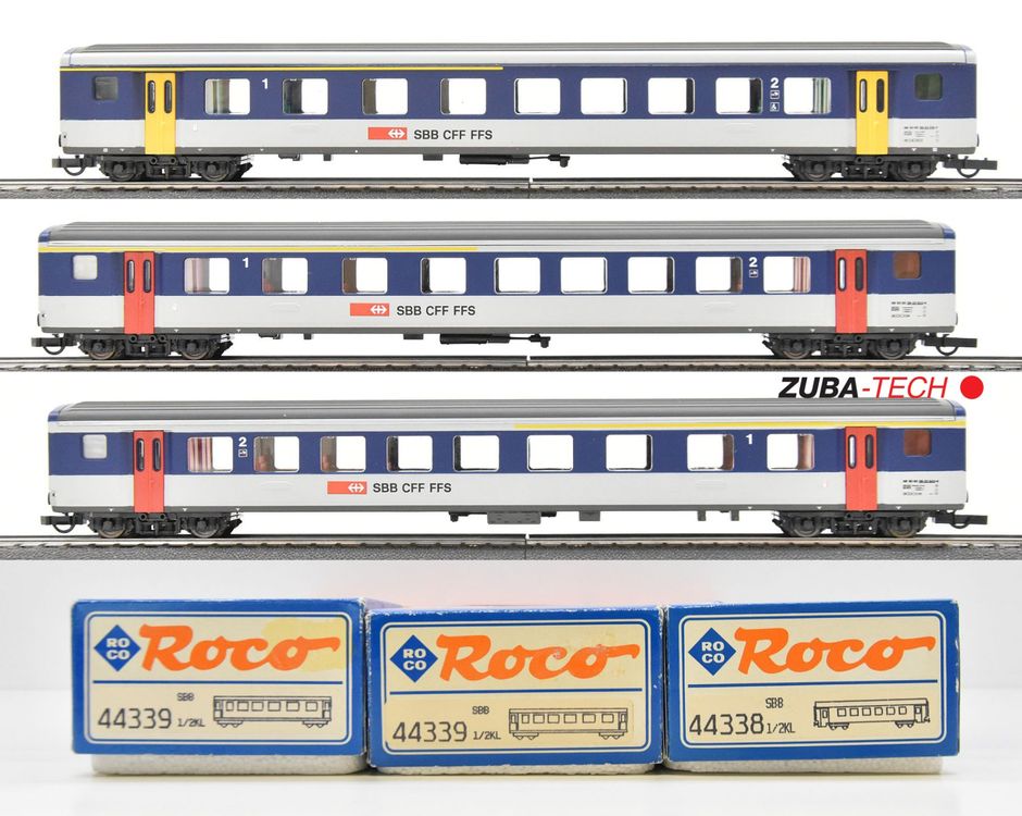 Roco 3x EW II Personenwagen SBB NPZ, H0 WS mit OVP | Kaufen auf Ricardo