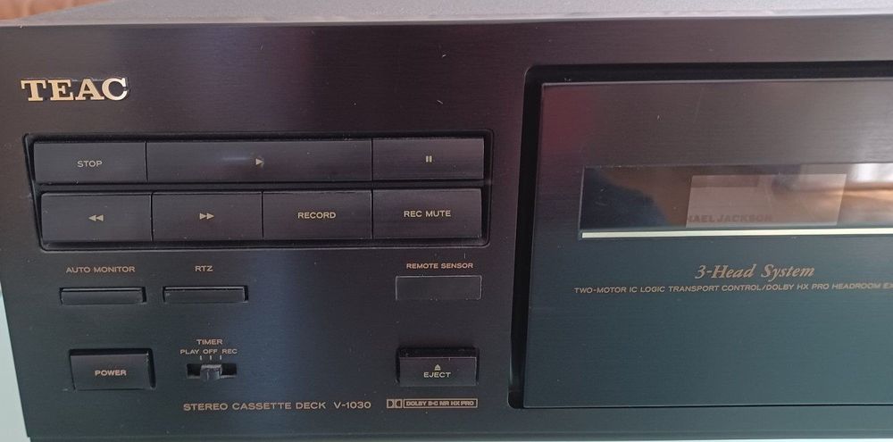 Teac V-1030 Tape Deck 3-Kopf Hi-Fi Kassettendeck+8 MC Kassse | Kaufen ...
