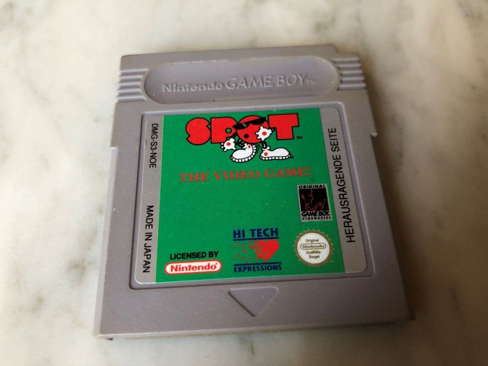 SPOT THE VIDEO GAME SPIEL FÜR NINTENDO GAME BOY (Gebraucht) in ...