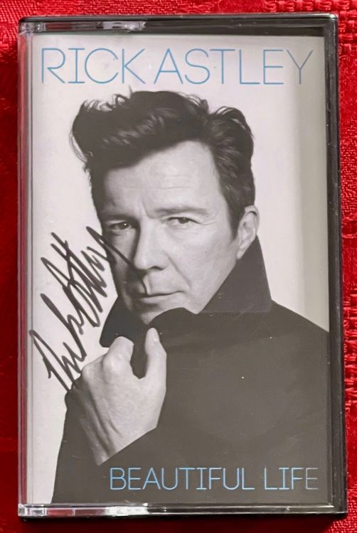 Rick Astley Autogramm signed Beautiful Life Musik Kassett MC (Neu ...
