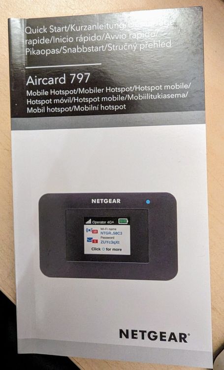 Netgear Mobiler Hotspot AirCard 797 (Gebraucht) in Muhen für CHF 26 ...