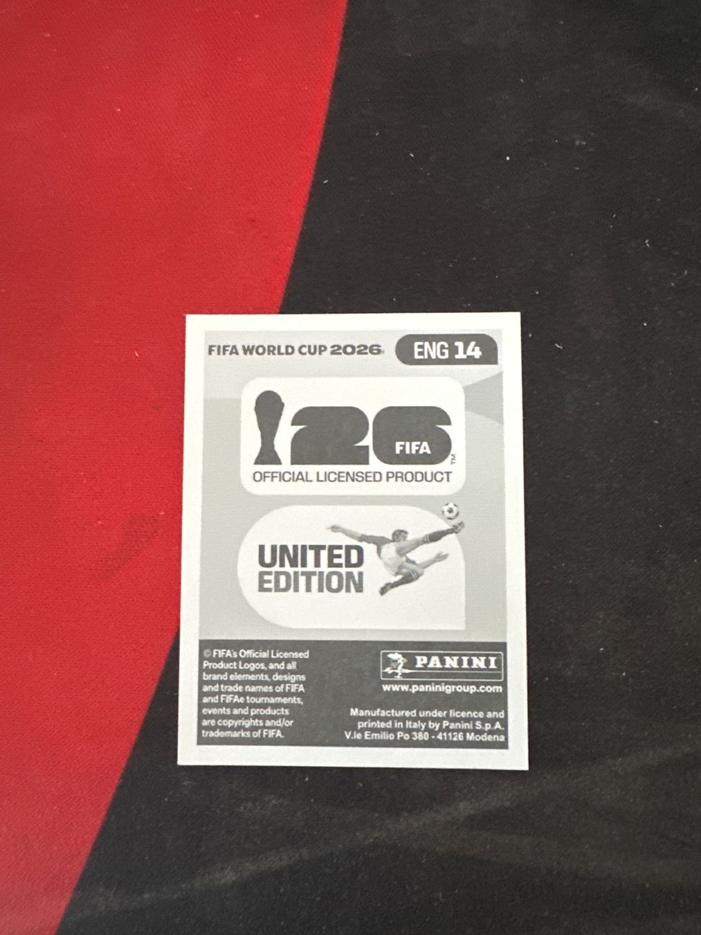 Panini FIFA WM 2026 Sticker - ENG 14 (Gebraucht) in Sulz AG für CHF 0.6 ...
