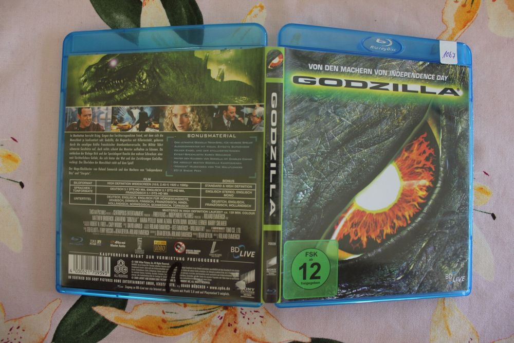 Godzilla | Blu-ray | (1067) (Gebraucht) in Geroldswil für CHF 1 – mit Lieferung auf Ricardo kaufen