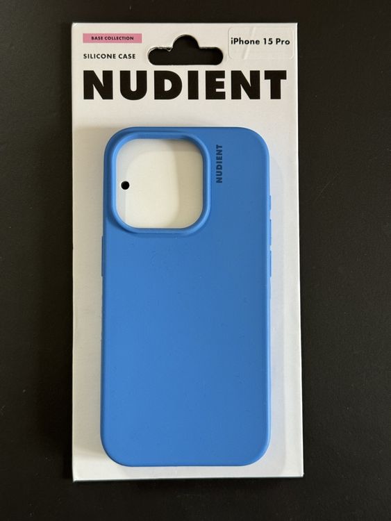 Nudient Silicone Case “Vibrant Blue” für iPhone 15 Pro | Kaufen auf Ricardo