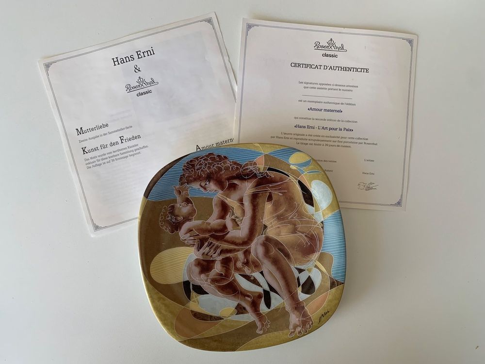Neuer Preis!! 5 Hans Erni Sammelteller von Rosenthal (Neu und originalverpackt) in Kilchberg für ...