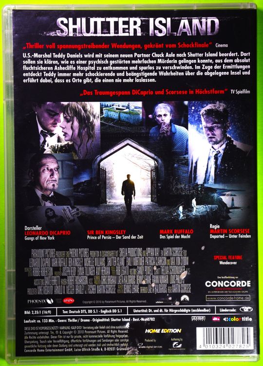 SHUTTER ISLAND / LEONARDO DiCAPRIO / HORROR-DRAMA ! | Kaufen auf Ricardo