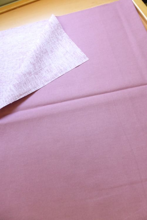 Patchwork - Baumwollstoff altrosa uni 46 x 66 cm (Gebraucht) in ...