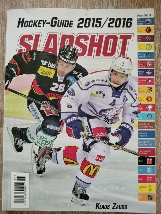 Schweizer Hockey Guide 2015/2016 (Gebraucht) in Schwanden Sigrisw für ...