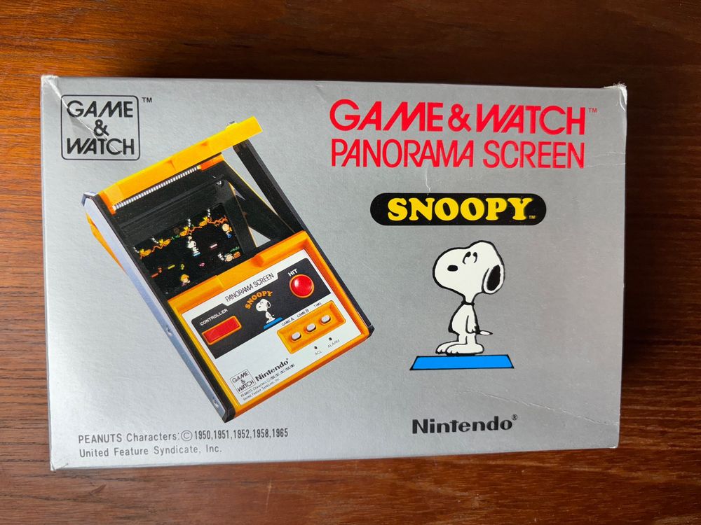 Nintendo Snoopy Game & Watch Panorama Screen 1983 vintage (Neu und ...