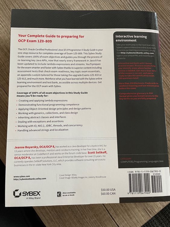 ОСР Oracle Certified Professional Java® SE 8 Programmer lI | Kaufen auf ...