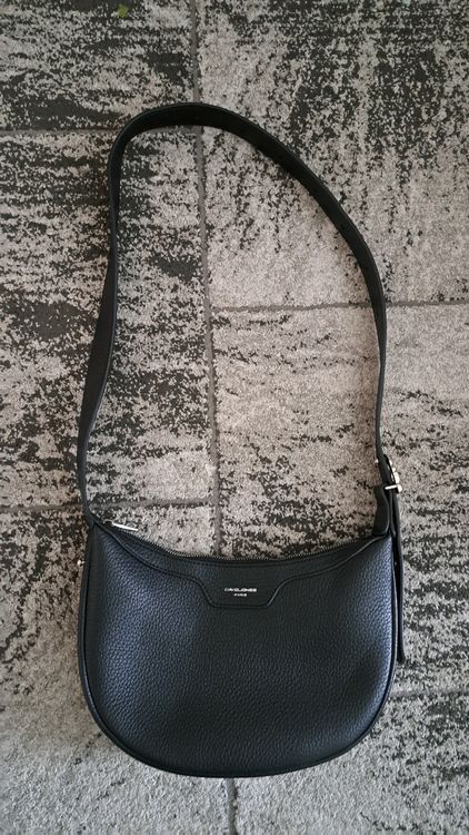 Sac à main David Jones noir cuir comme neuf (Neu (gemäss Beschreibung ...