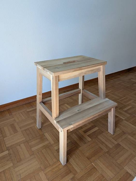 BEKVÄM Step stool, acacia, 50 cm (Gebraucht) in Winterthur für CHF 17 ...