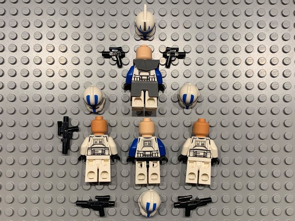 Lego Star Wars Captain Rex Phase 1 + 3 Clonetrooper RARITÄT! (Neu ...