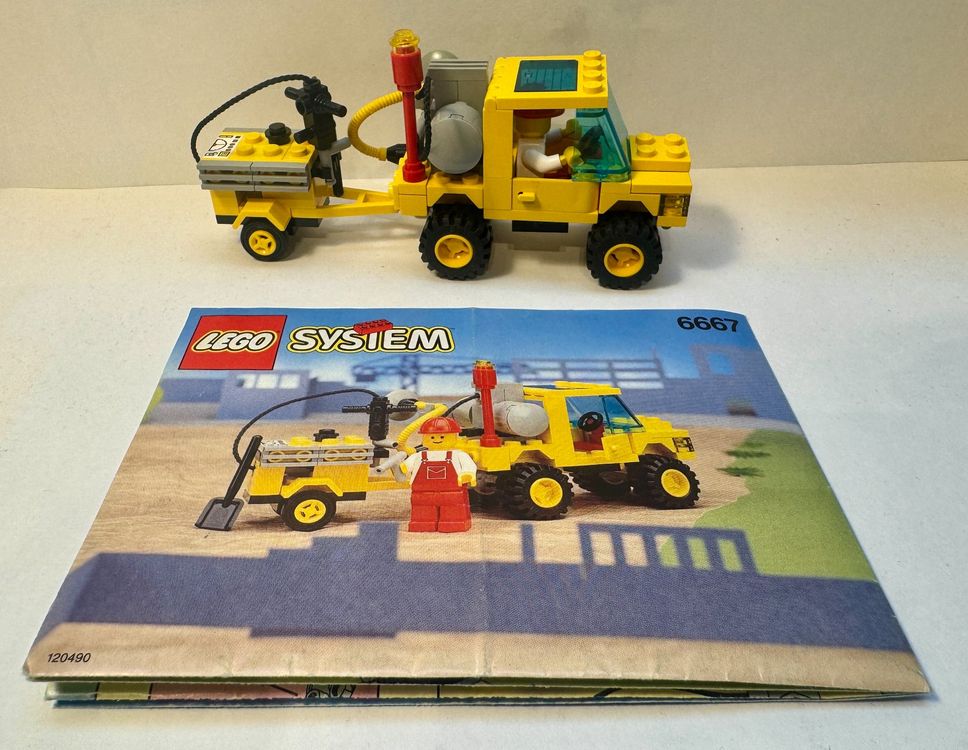 Lego System 6667 Strassenbau-Reparaturwagen von 1993 (Gebraucht) in ...