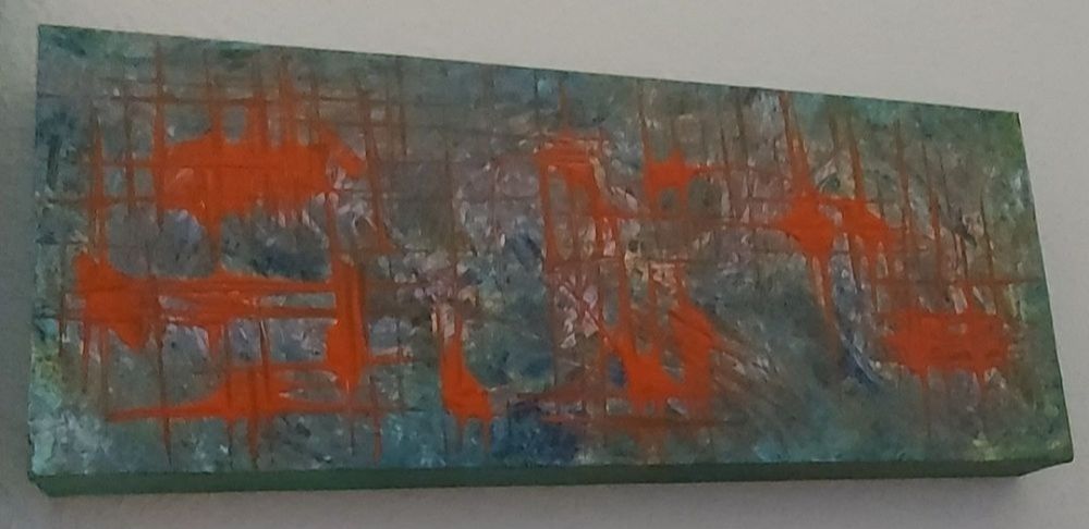 Acrylgemälde von mir selbstgemalt 20×50 😊 | Kaufen auf Ricardo