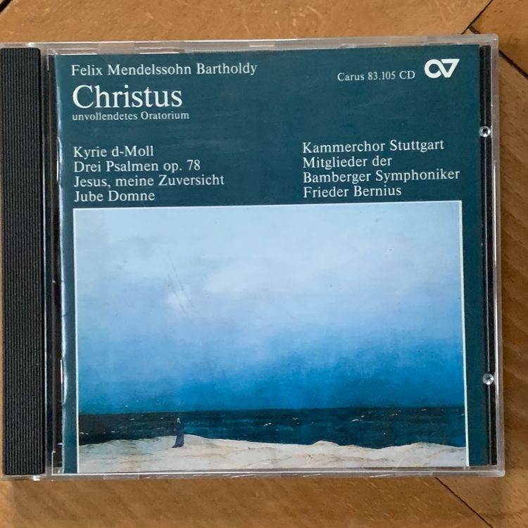 Kammerchor Stuttgart/Frieder Bernius: Mendelssohn – Christus | Kaufen ...